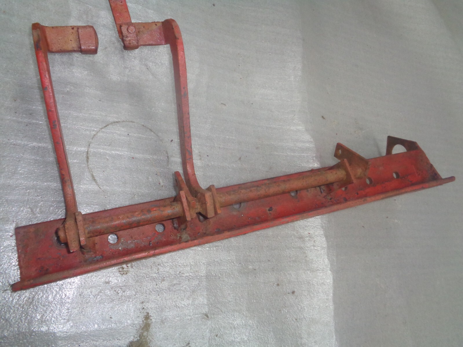 MASSEY HARRIS PONY. BRAKE PEDALS SHAFT AND BRACKET. | eBay