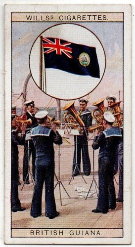 ORIGINAL WILLS CIGARETTE CARD FLAGS OF THE EMPIRE 1926 NO.10 BRITISH ...