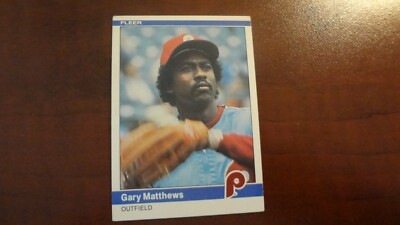 1984 FLEER # 40 GARY MATTHEWS BASEBALL CARD | eBay