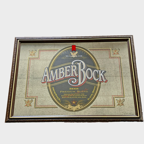 Amber Bock Michelob Beer Premium Blend Sign Mirrored Framed 1995 | eBay