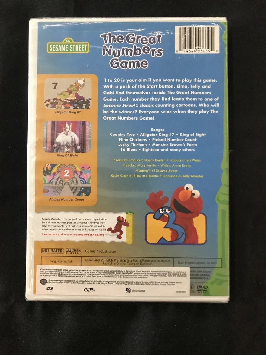 Sesame Street The Great Numbers Game Vhs Ebay