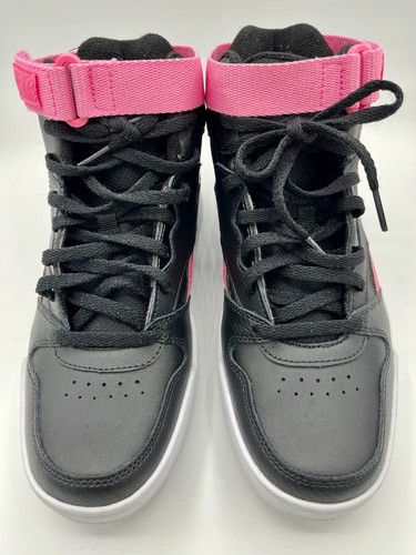 Womens Leather High Tops Reebok Royal BLACK PINK PURPLE Sz 6.5 ...