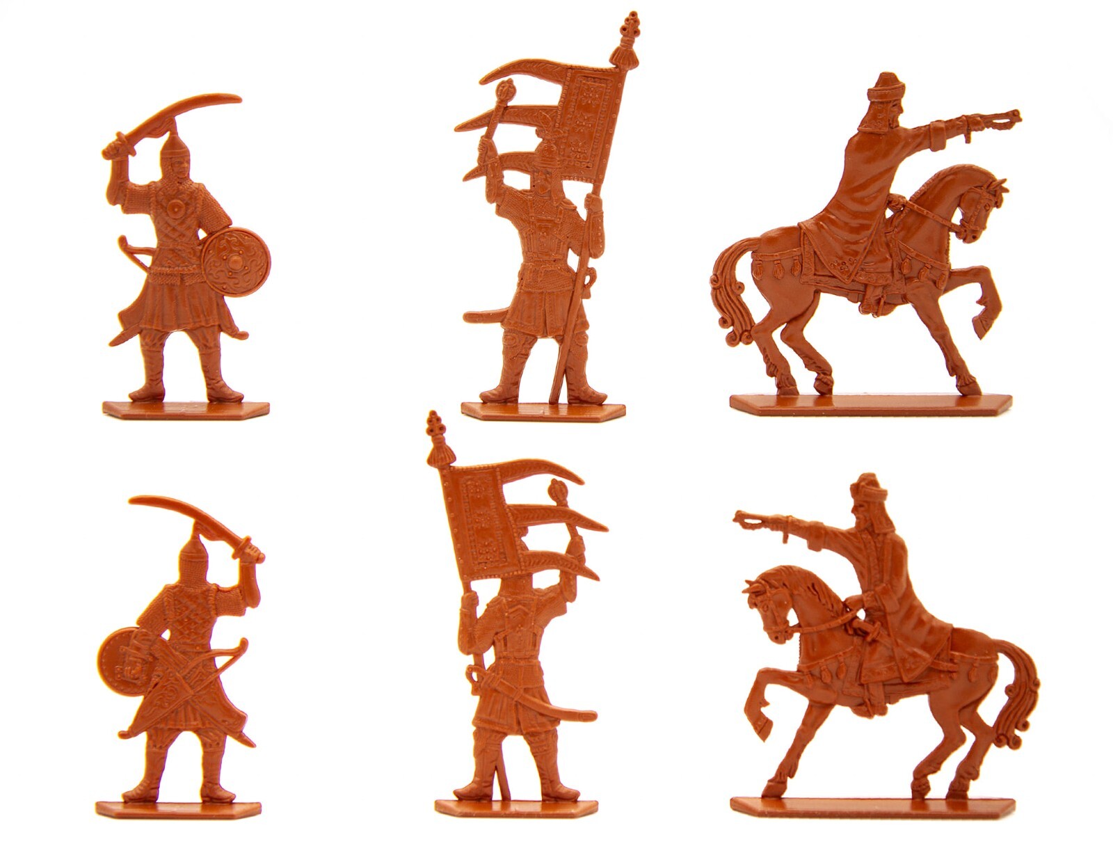 TOY SOLDIERS LAD 1:32 FLAT PLASTIC MINIATURES 1465 KAZAKH KHANATE | eBay