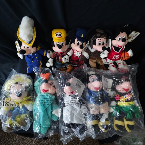 Disney Mini Bean Bag Plush Mixed Lot Of 10 Mickey and Minnie. New old ...