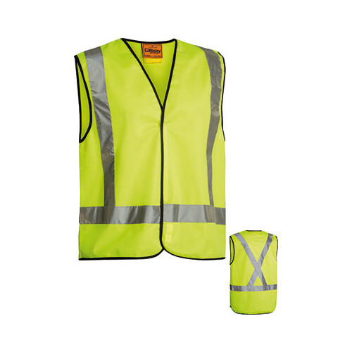 4x Taped X Back Hi Vis Vest | eBay