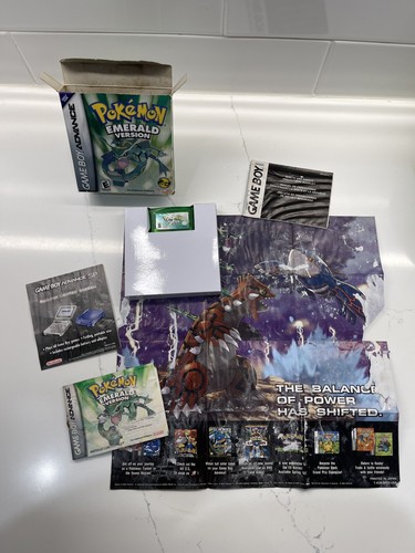 2004 NINTENDO GAME BOY ADVANCE GBA POKEMON EMERALD VERSION CIB | eBay