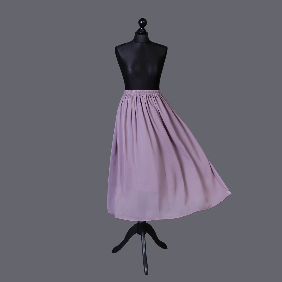 Chiffon Rock Damen Sommerrock Lang Rock Strandrock Maxirock mehre ...