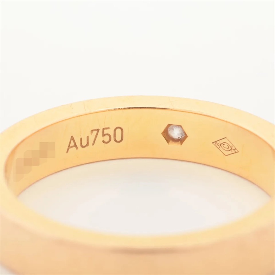 Cartier wedding 1P diamond Ring 750(PG) 3.4g 44 | eBay