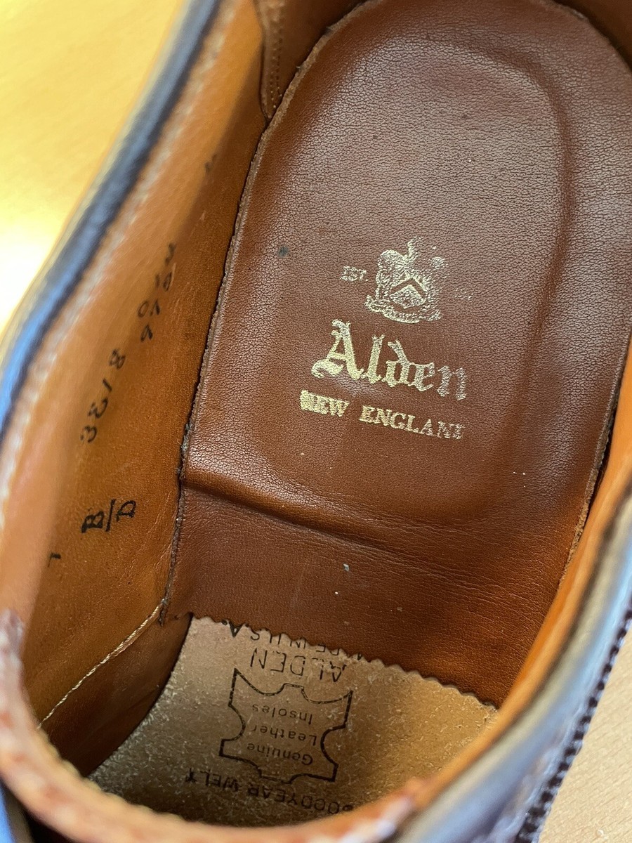 ALDEN 975 SIZE 7D SHELL CORDOVAN COLOR #8 LONGWING HORWEEN ALDEN 975 SIZE 7D SHELL CORDOVAN COLOR #8 LONGWING HORWEEN