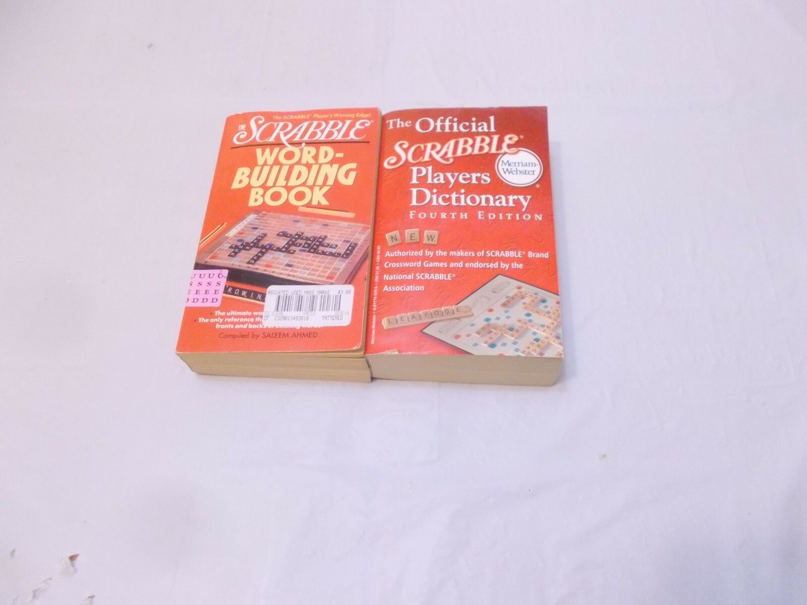 2 FOURTH EDITION THE SCRABBLE WORD BUILDING BOOK PLAYERS DICTIONARY ...
