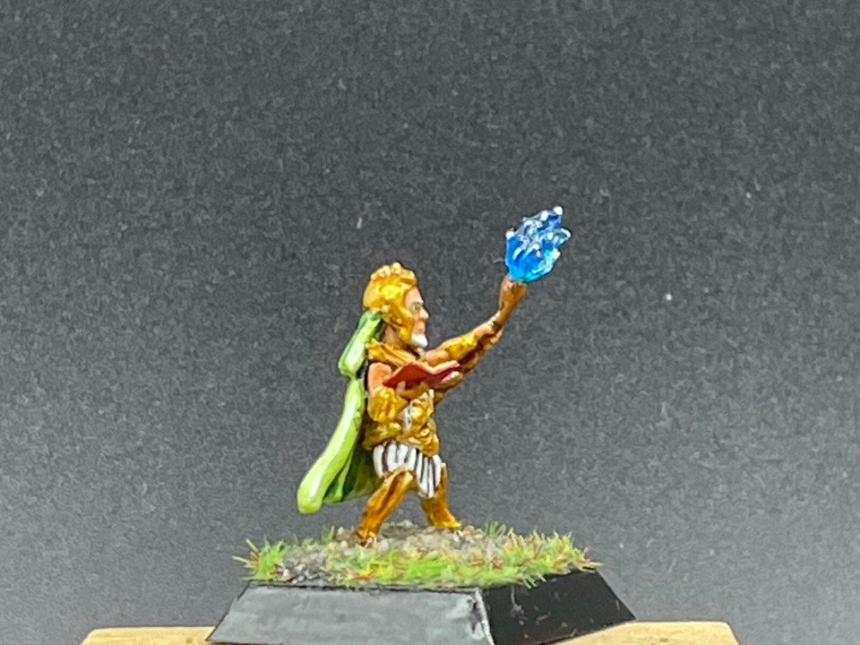 28mm Miniature Painted Halfling Wizard Sorcerer Dungeons & Dragons | eBay