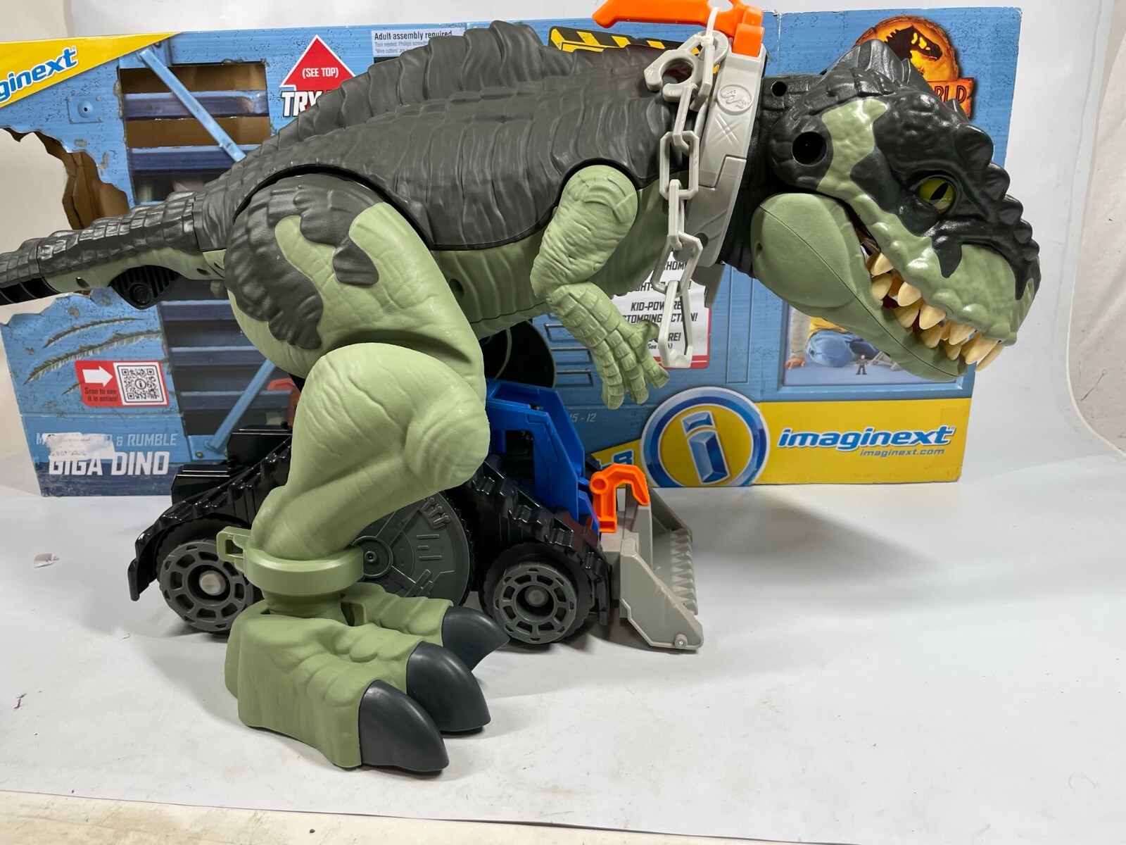 Dino Fisher-Price Imaginext Jurassic World Dominion Mega Stomp Giga NO ...