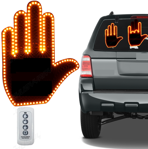 For Lincoln 2000-24 Hand Gesture LED Light Car Finger Gesture Light ...