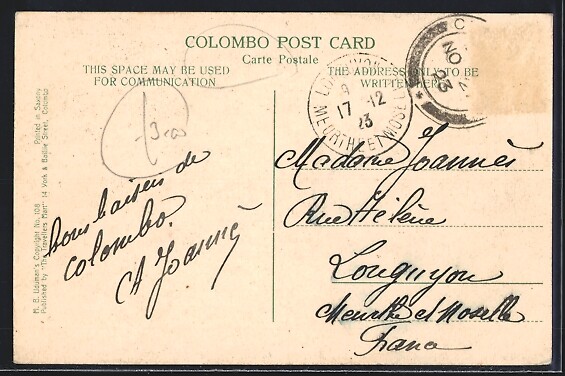 Postcard Kandy, Pavilion 1923 | eBay
