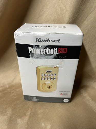 NEW open & complete : Kwikset Powerbolt 250 Keypad SmartKey Touchpad ...