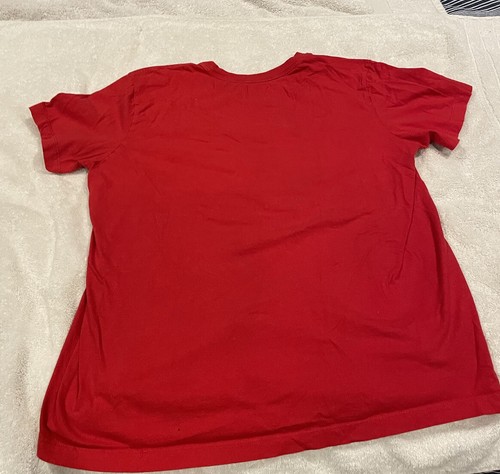 Nike Beaverton Oregon T Shirt Men’s Size Large Red Cotton Logo Print Tee | eBay