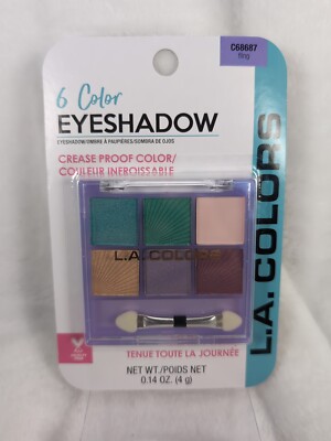 NIB L.A. Colors Fling 6 Color Eyeshadow C68687 | eBay