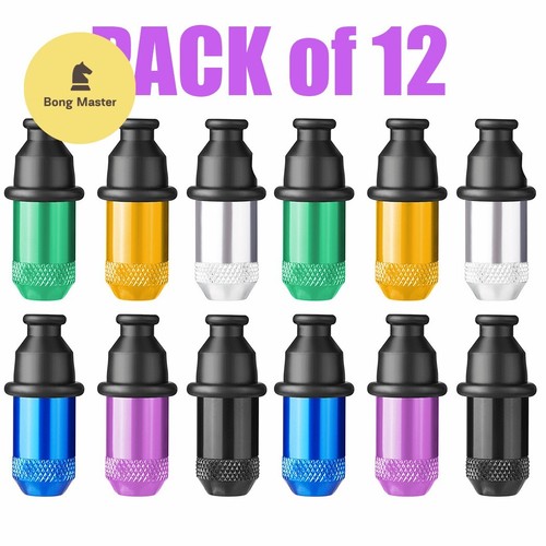 12 Pc Sneak a Toke One Hitter Pipe Metal Tobacco Smoking Pipe With Box ...