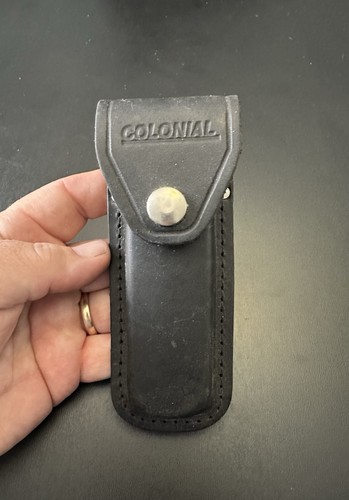 Vintage, Colonial, Lockback Pocket Knife, USA, Sheath | eBay
