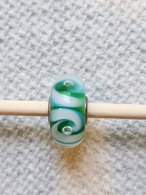 Trollbeads Aqua Green Unique Glass Bead | eBay