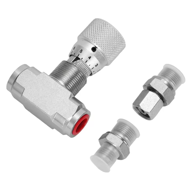 1PC Flow Control Bidirectional Hydraulic Restrictor Valve STB-G3/8+L08 ...
