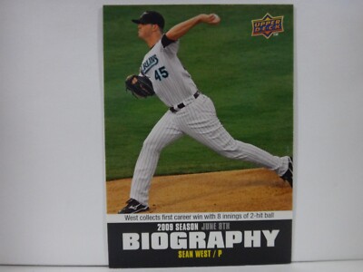2010 Upper Deck Season Biography Sean West #SB-77 | eBay