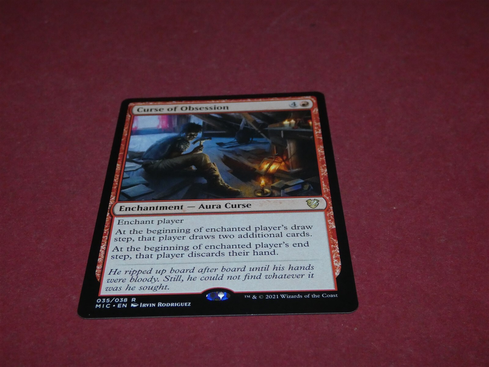 Magic the Gathering: MTG: Dark Ascension: Curse of Obsession | eBay