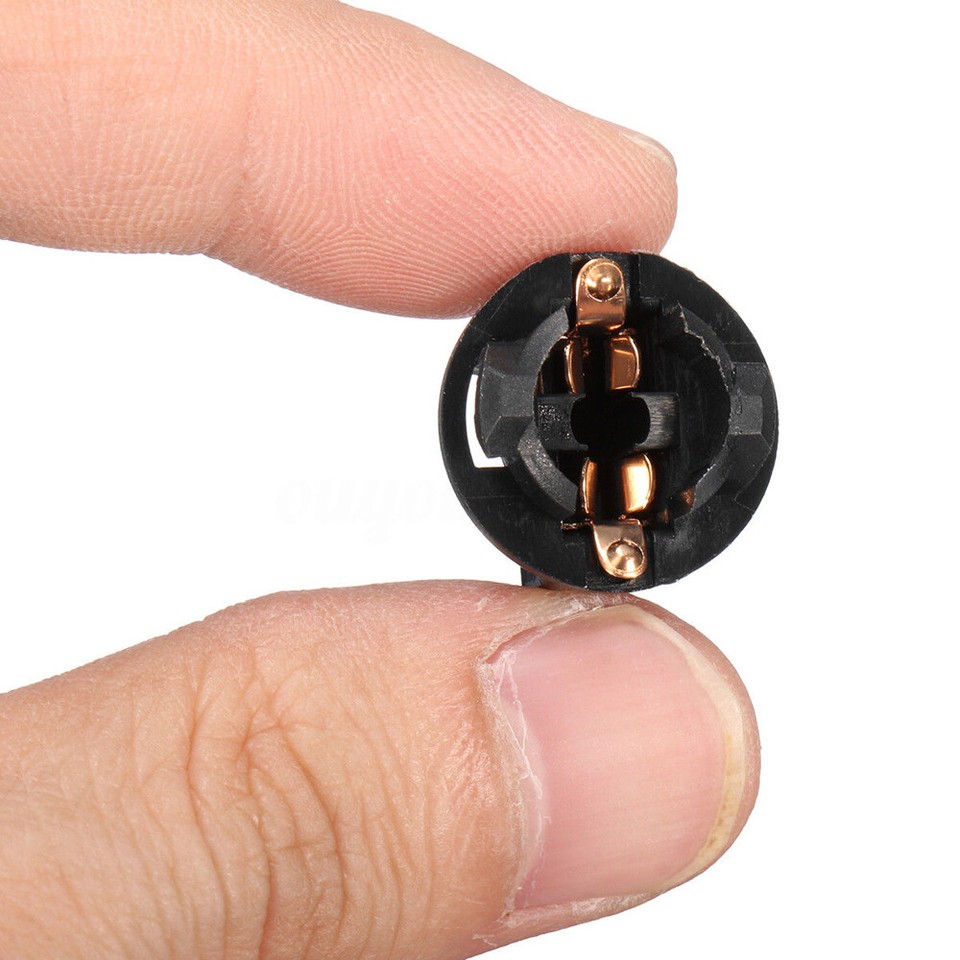 10Pcs T10 168 192 Bulb Holders Wedge Dashboard Dash Light Base Twist ...