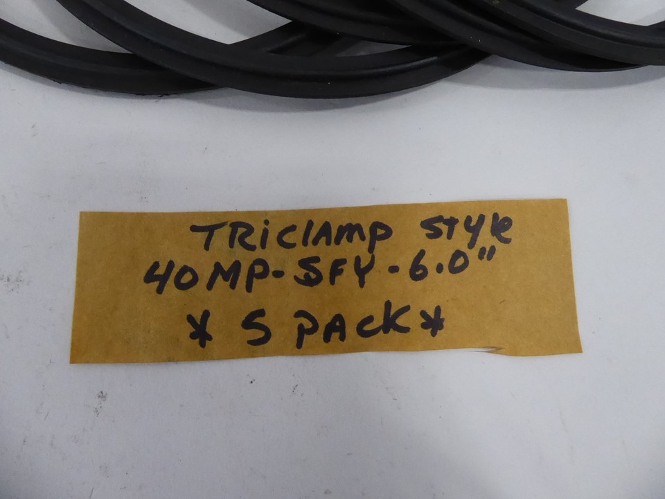 Tri-Clamp Style 40MP-SFY-6.0" Sanitary Gasket (Pack of 5) | eBay