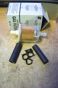 NOS Universal Gas Filter GF-61, Use With 5/16" Fuel Line Hose | eBay