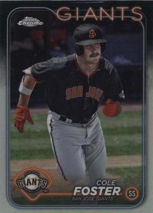 2024 Topps Pro Debut - Chrome Cole Foster #PDC-132 (RC) for sale online ...