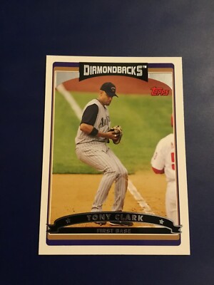 2006 Topps # 378 TONY CLARK Detroit Tigers Set Diamondbacks Mets ...