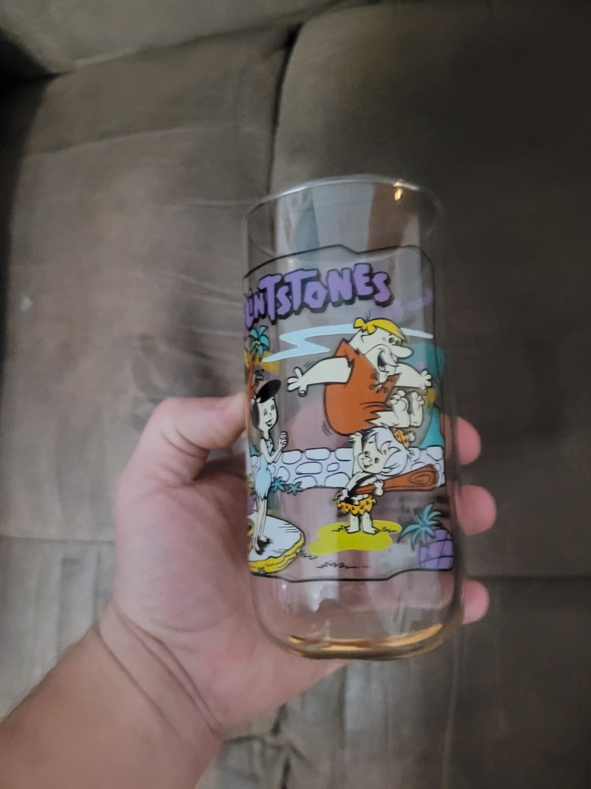 Vintage FLINTSTONES FIRST 30 YEARS Anniversary 1964 Hardees Glass 1991 ...