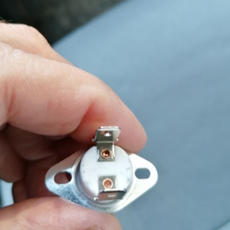2 Pcs Thermal Disc Switch Temperature Switches Snap Action Thermostat ...