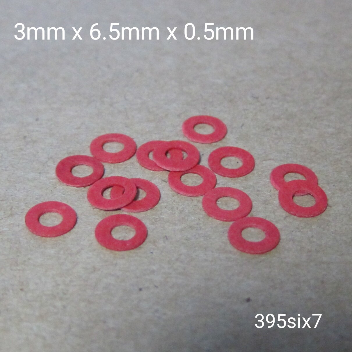 1mm 2mm 2.5mm 3mm 4mm 5mm 6mm - Red Fiber Washer / Steel Washer / Nylon ...