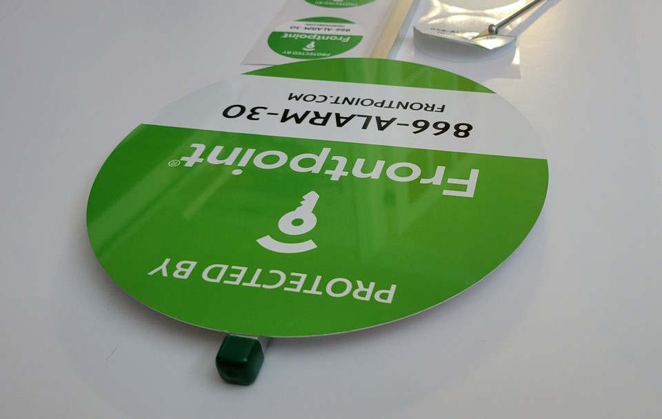 Frontpoint 100% Aluminum security yard sign with (6) window decals. | eBay