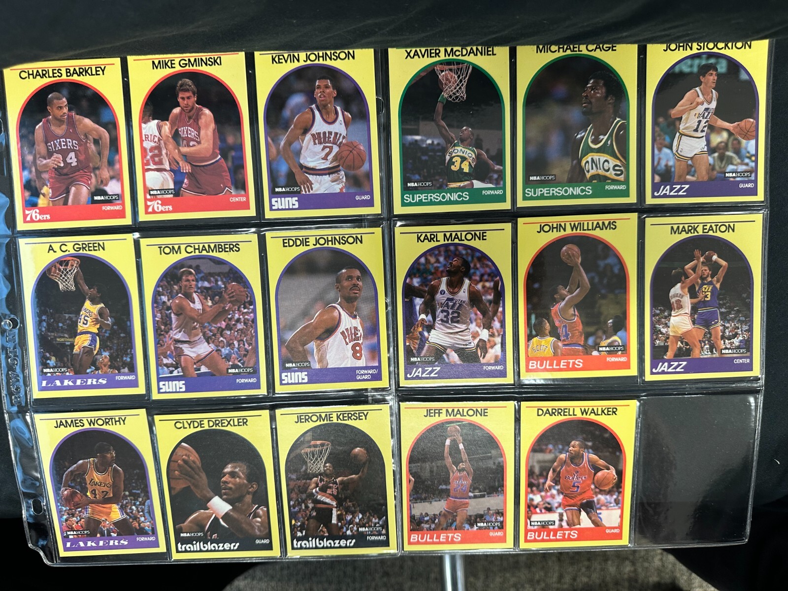Vintage Sports Card Collection - NBA Basketball - 1980's/90 - All Cards ...