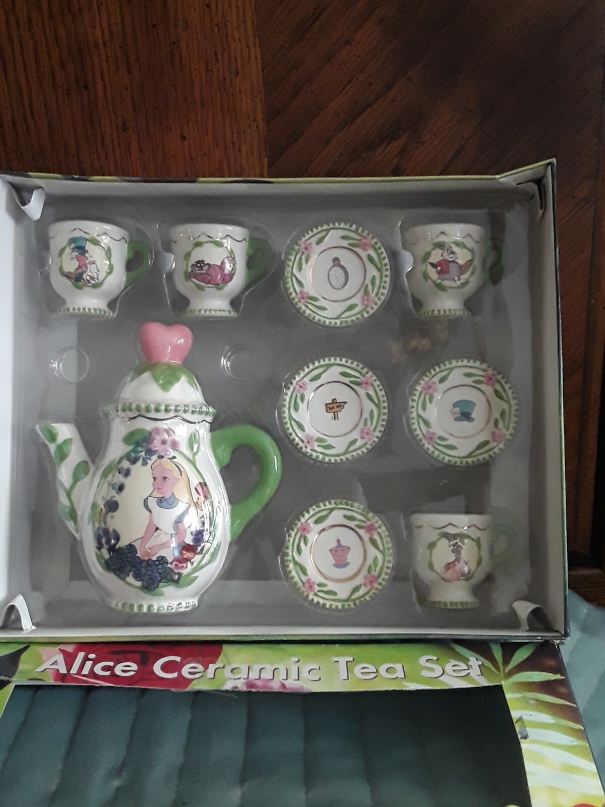DISNEY COLIBRI ALICE CERAMIC TEA SET FOR 4 NEW IN BOX | eBay