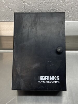 BRINKS HOME SECURITY COMBINATION STYLE BLACK KEY BOX W/ KEY FOBS - USED ...