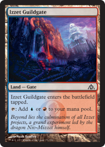 MTG: Izzet Guildgate [Moderately Played] Dragon's Maze Magic the ...