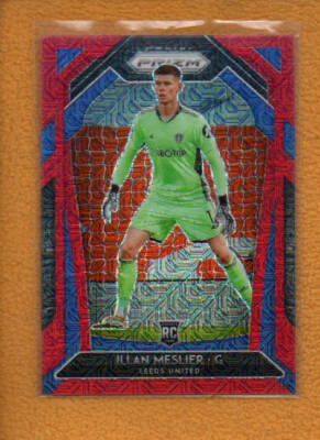 Illan Meslier 2020-21 Panini Prizm Premier League Rookie Red Mojo RC ...