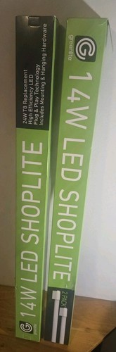 GREENLITE 30 INCH 14W LED SHOPLITE - SHOPLIGHTS. TWO- 2 PACKS (4) 50,000 HOURS | eBay