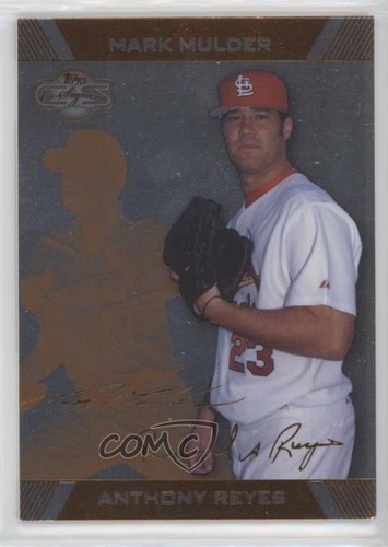 2007 Topps Co-Signers Silver Bronze /175 Anthony Reyes Mark Mulder #67 ...