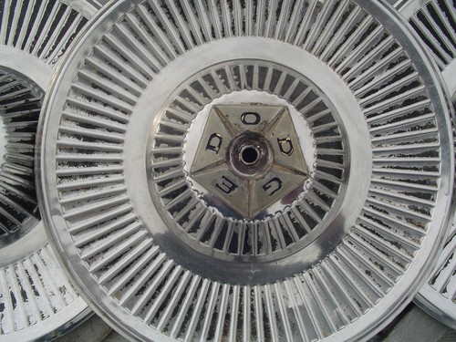 DODGE CHRYSLER PLYMOUTH POLICE COP MOPAR HUBCAPS WHEEL COVERS CENTER ...