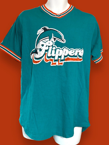 Flippers Jersey Shirt By Evolution In Design Teal XL Hustle #24 Miami ...