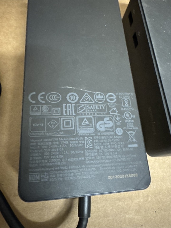 Microsoft Surface Docking Station 1661 & 1749 Power Supply | eBay
