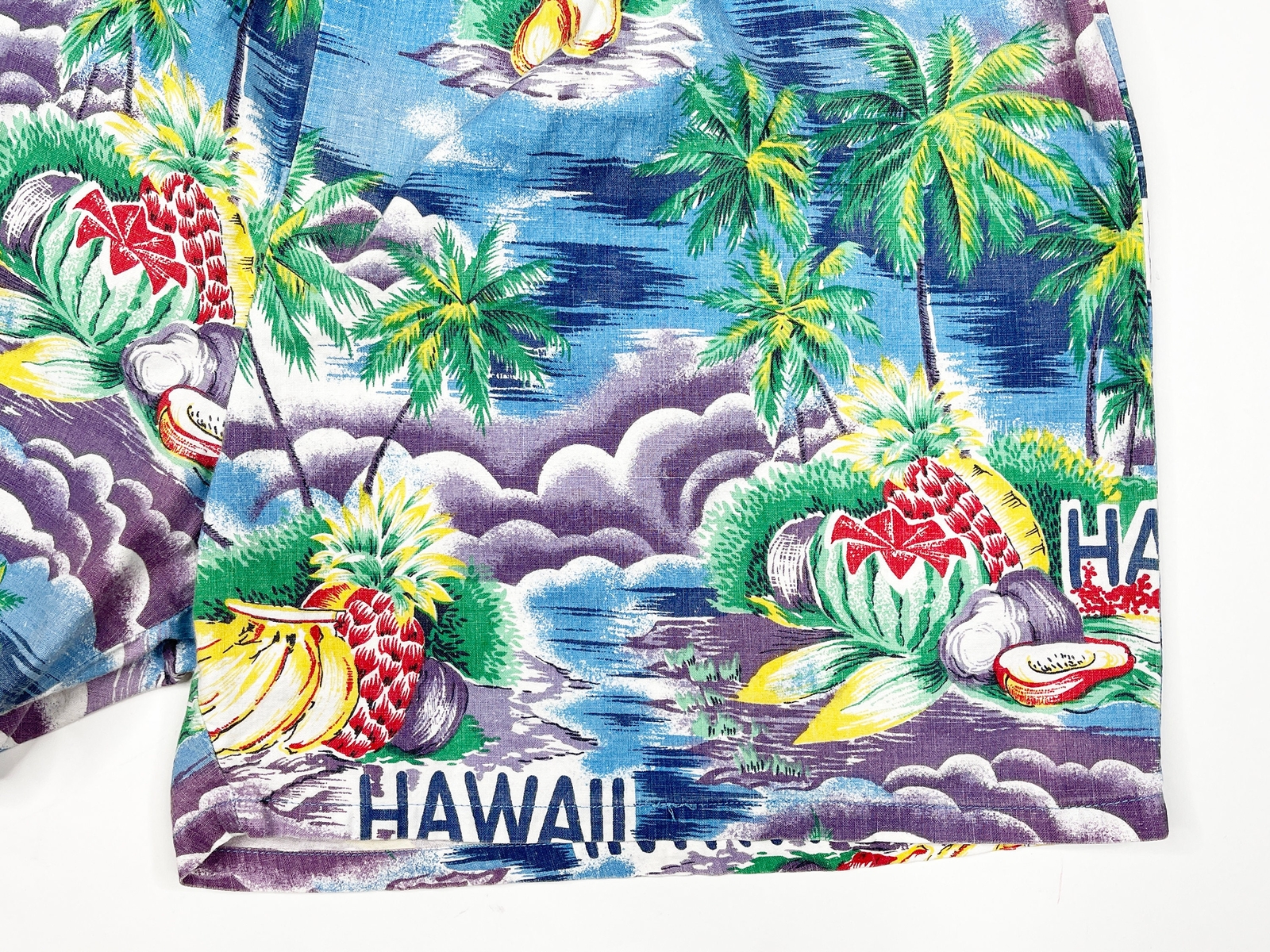 Vintage Hawaiian Shorts 80s Swimming Swim Hawaii Trop… - Gem