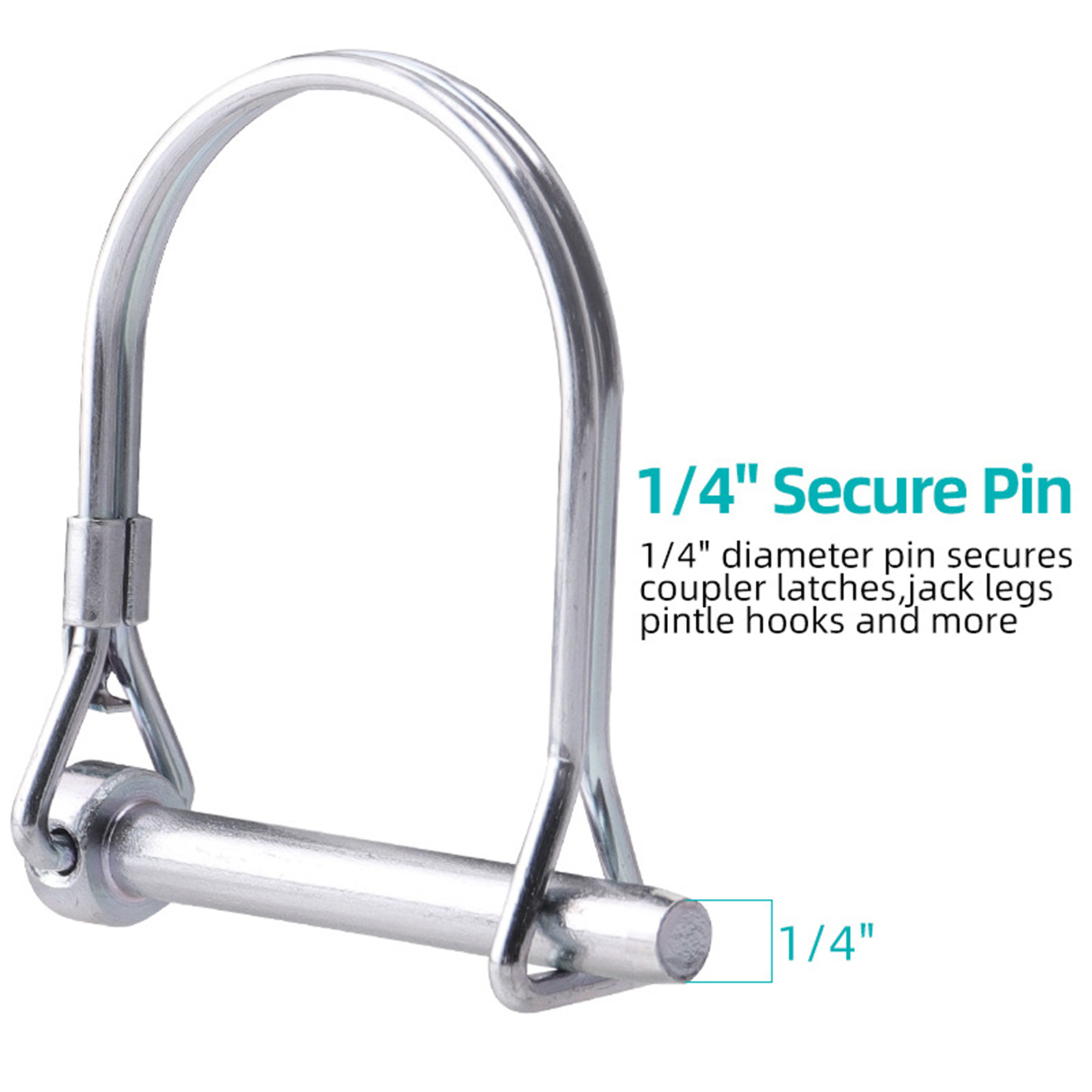 Durable Bike Trailer Attachment Pins Quick Easy Towing Solution Bicycle ...