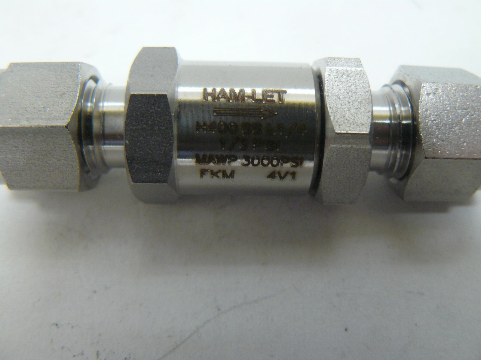 HAM-LET H400-SS-L-1/4 STAINLESS CHECK VALVE for sale online | eBay