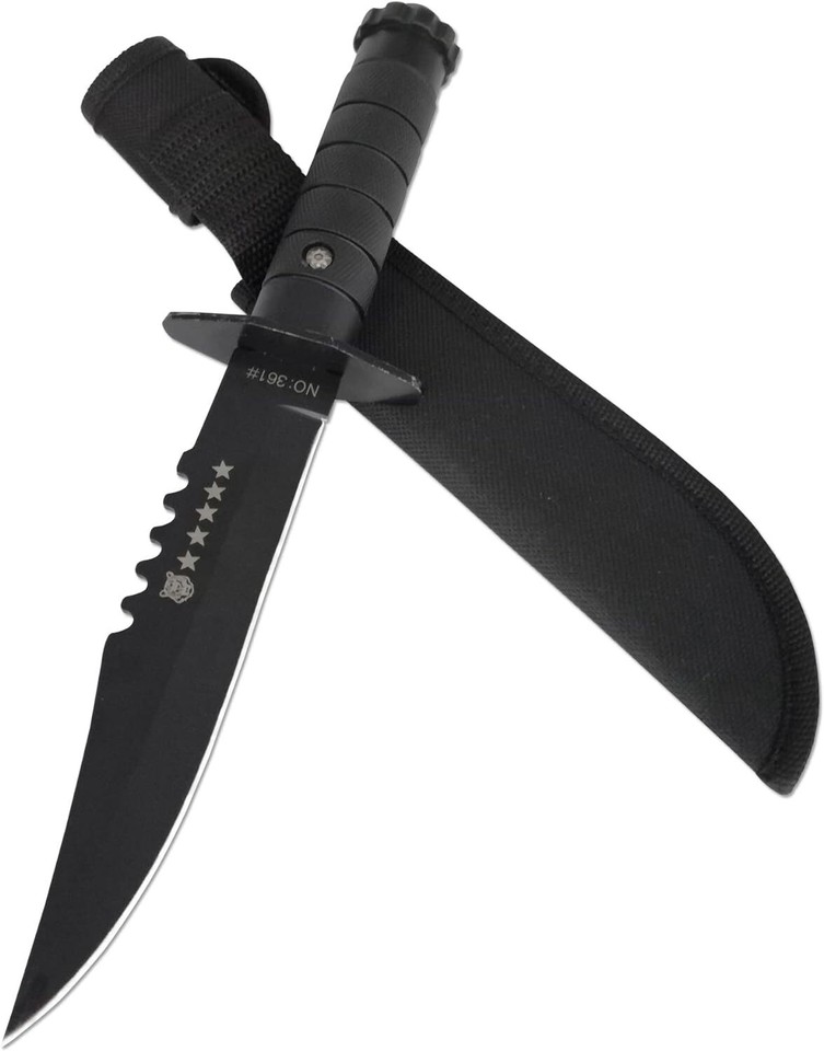 11" K-Bar Style Combat Knife & Sheath Military Army Tactical Hunting ...